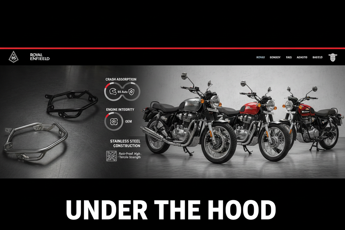 Best Crash Guards for Royal Enfield 2025 - BS Auto vs OEM Complete ...