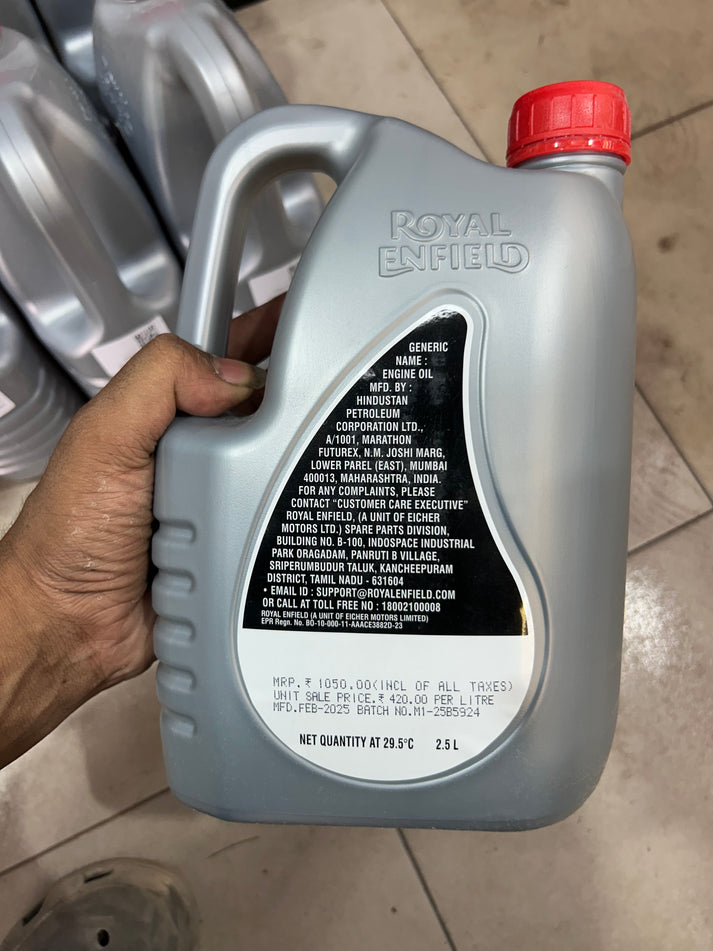 Royal Enfield 15W50 Engine Oil – 1.7L & 2.5L Packs – UNDER THE HOOD