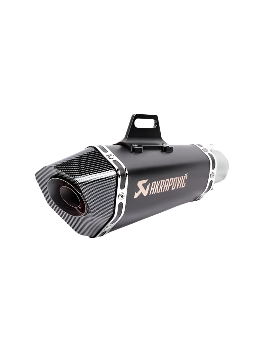 Akrapovic Universal Hexa Cut,Stainless Steel Slip On Exhaust Silencer ...