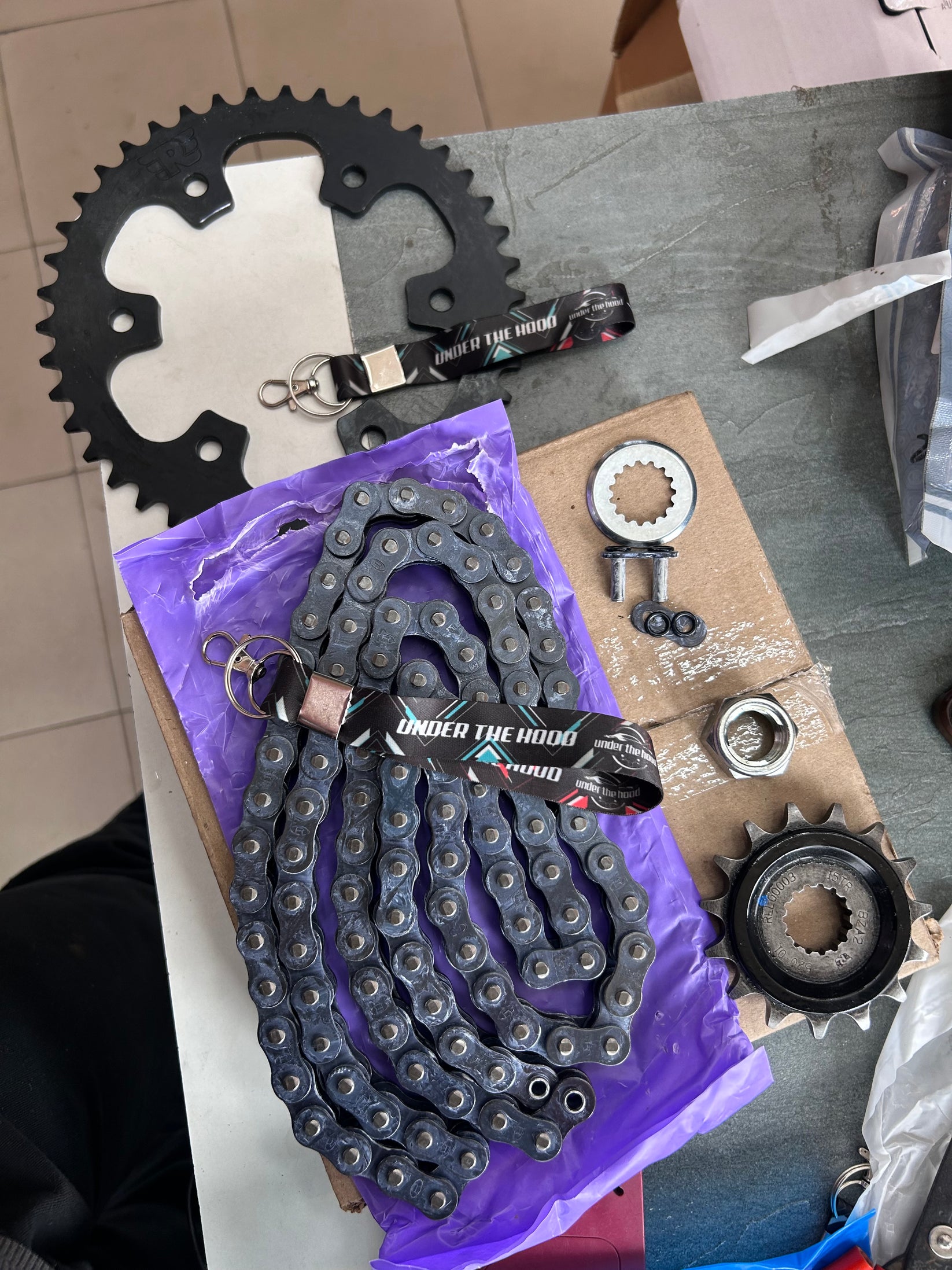Chain Sprocket Kit for Royal Enfield Hunter, Reborn, Meteor 350 – UNDER ...