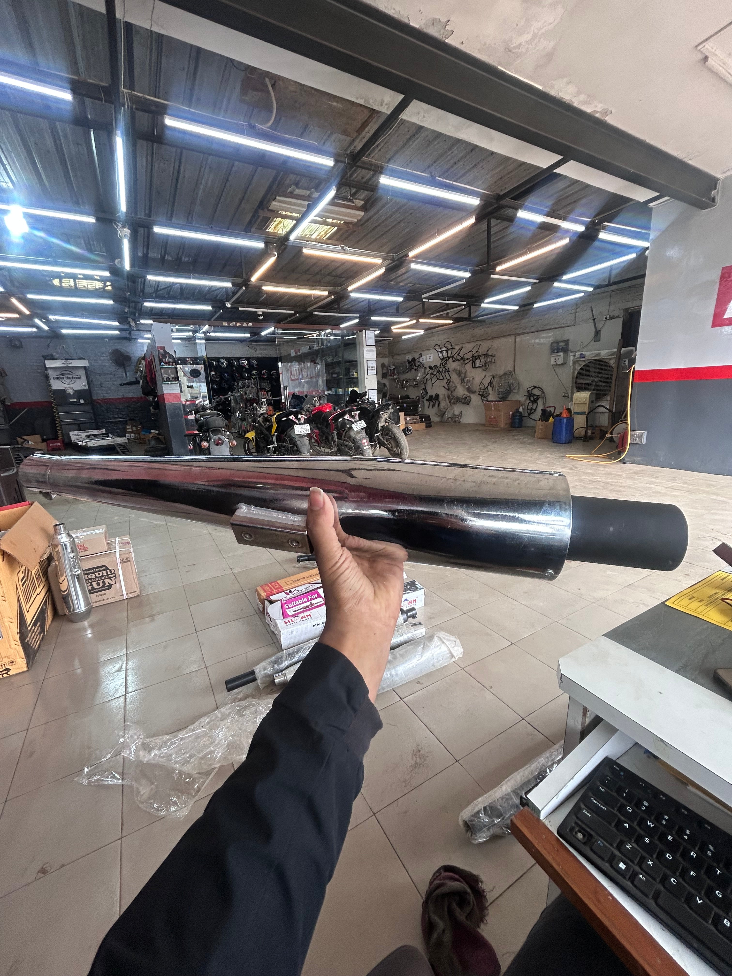 SILMEN WILD BORE SILENCER FOR CLASSIC STANDARD 350 500 BS3 BS4 BS6 GLA ...