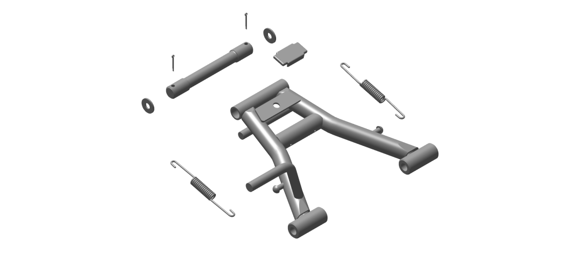888146 Centre Stand & Spindle Kit Thunderbird 350/500 Classic 350/500 ...