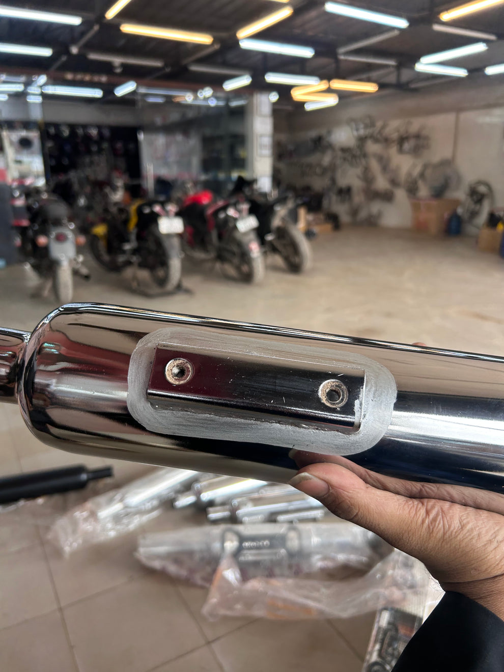 Silmen Short Punjab Silencer – Royal Enfield Classic Reborn & Meteor ...