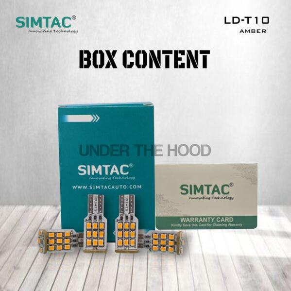 Simtac T10 LED Indicator Bulbs for Motorcycle & Scooter – UNDER THE HOOD