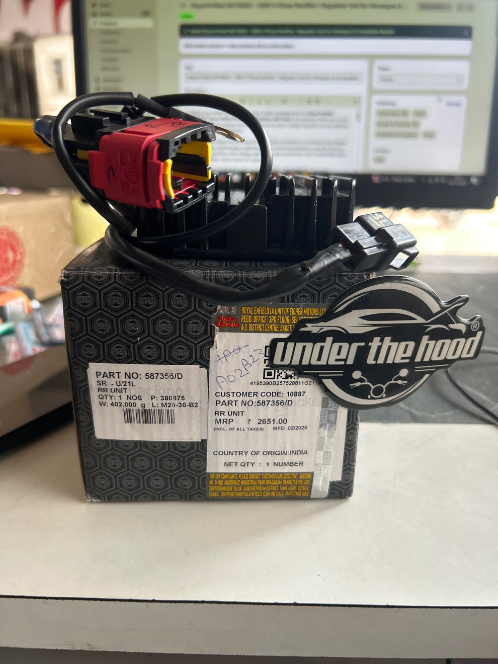 587356/D RR Unit Rectifier Regulator for Royal Enfield Himalayan OEM ...