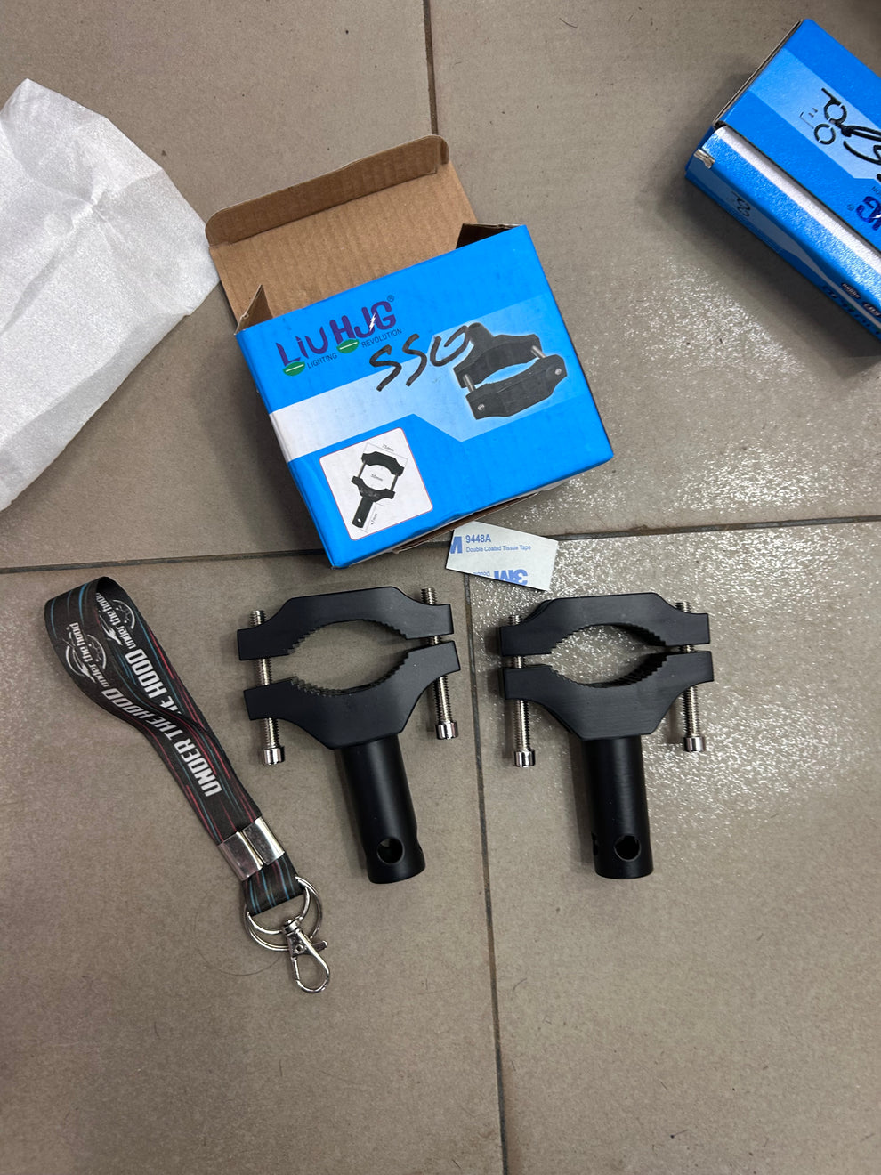 LIU HJG Shocker Mount Clamp 50–60mm | Fog Light Bracket (Pair) – UNDER ...