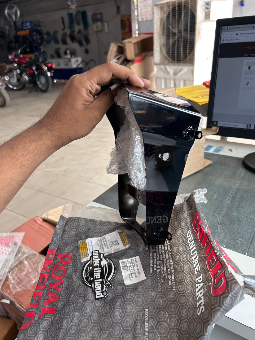 866109 – Rear Number Plate Holder for Bullet 350 KS Royal Enfield OEM ...